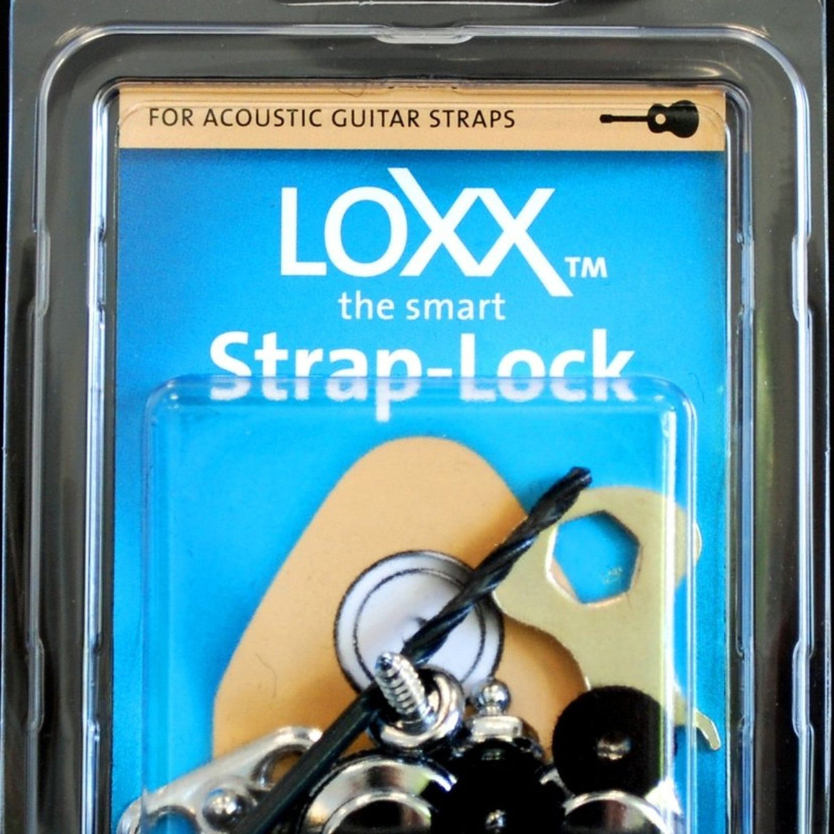 LOXX Acoustic Guitar Strap Lock - Various Colors Available – WM Guitars