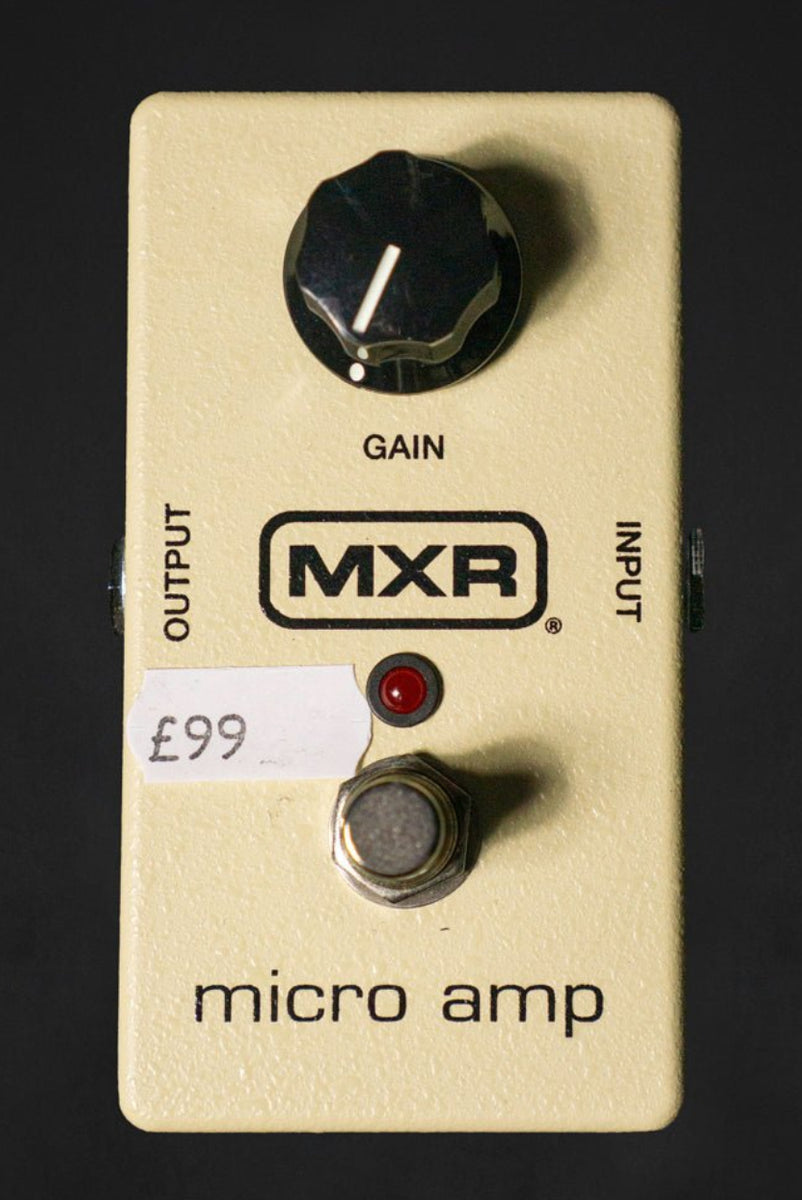 MXR Micro Amp Pedal – WM Guitars