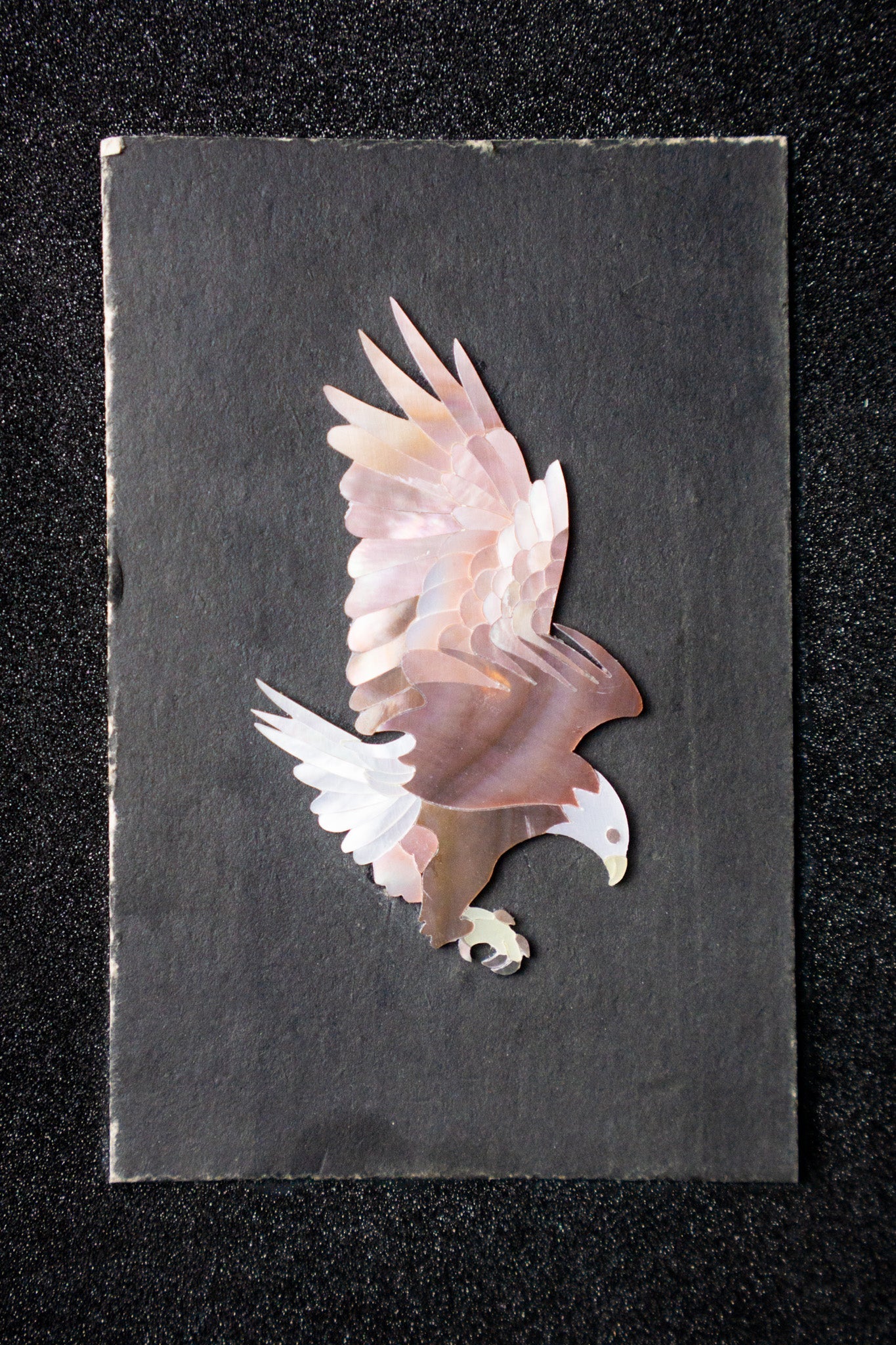 Real Abalone & Mother of Pearl Eagle Inlay – WM Guitars