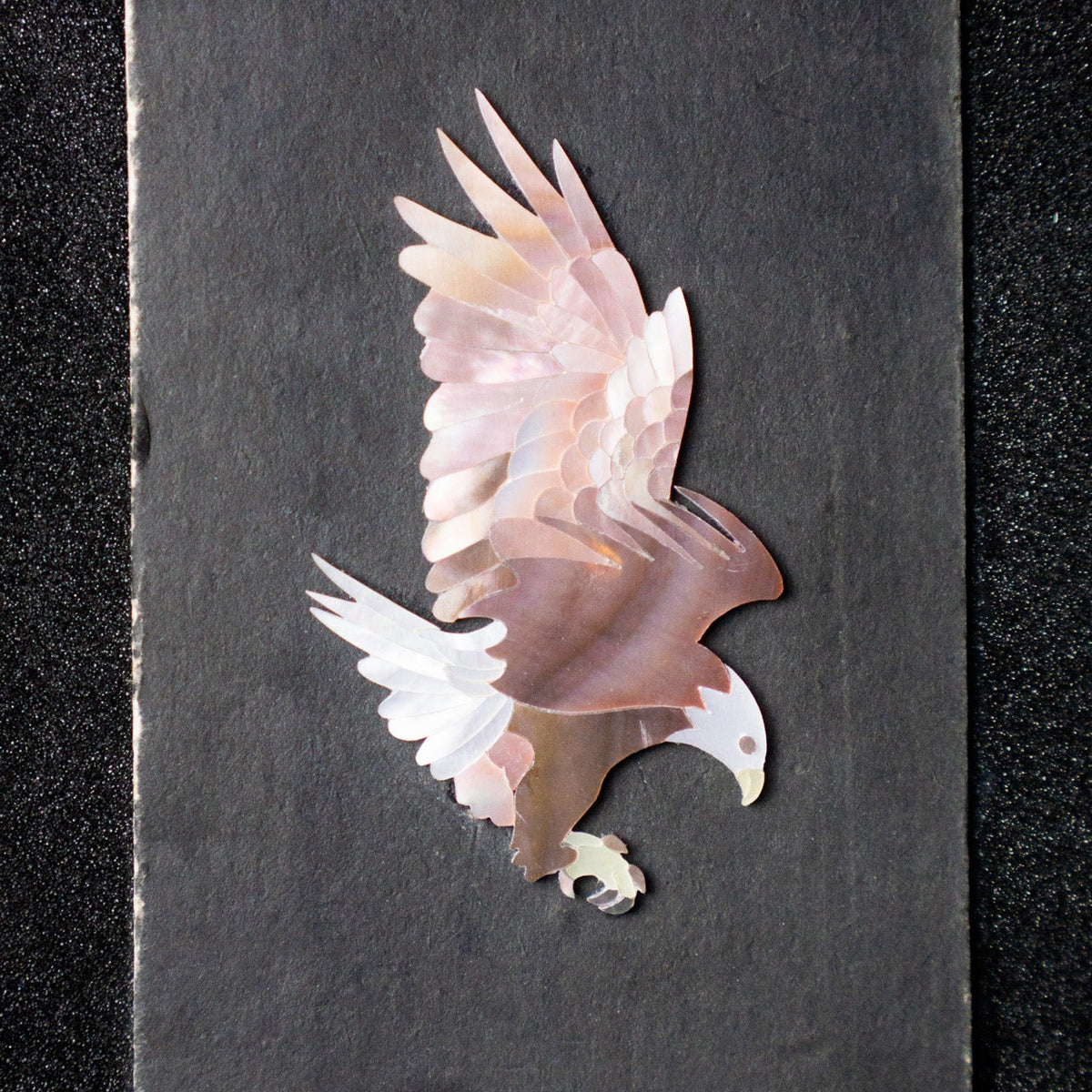 Real Abalone & Mother of Pearl Eagle Inlay – WM Guitars